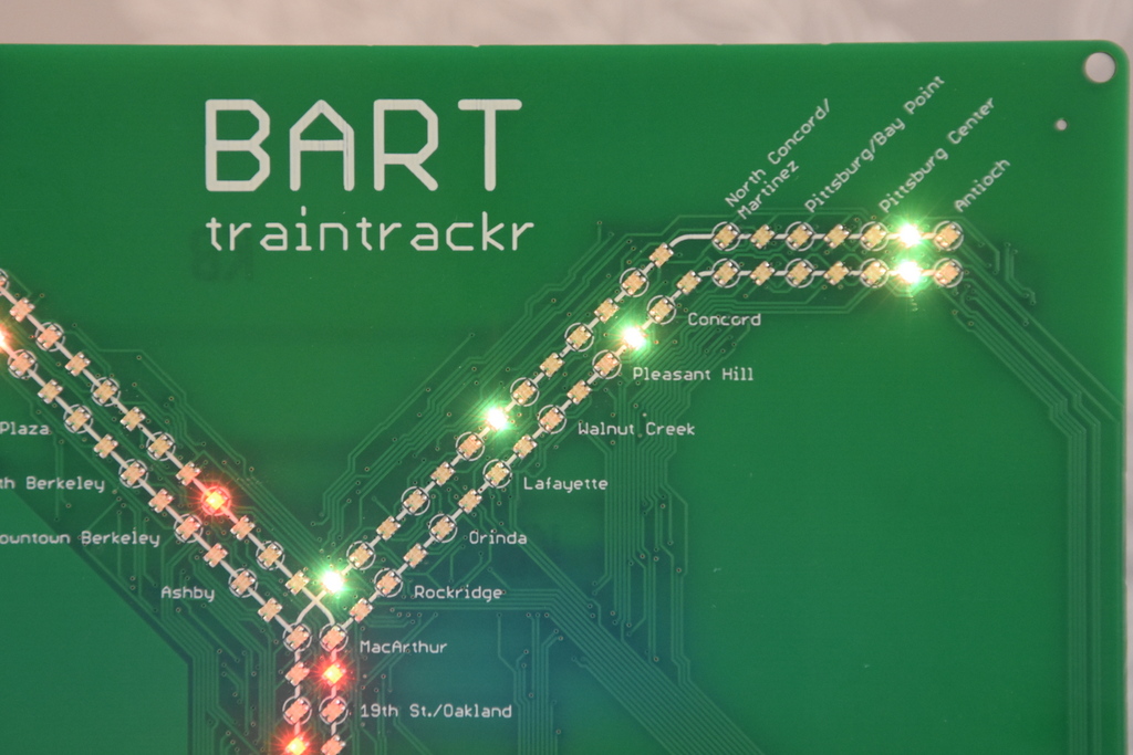 BART - San Francisco Bay Area - Traintrackr - Live LED Maps