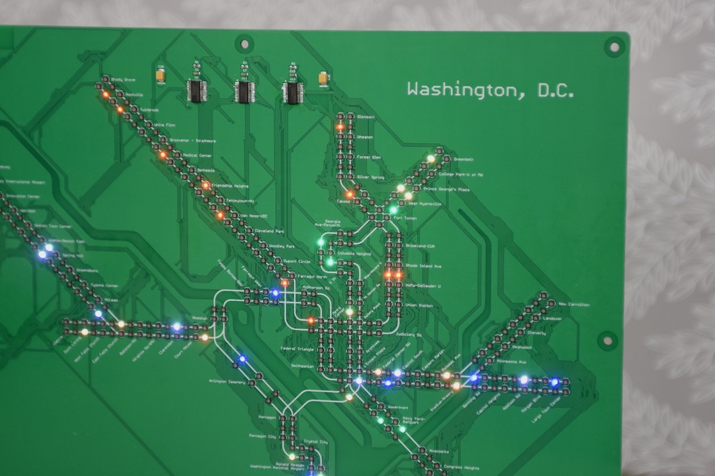 Washington Metro - Traintrackr - Live LED Maps