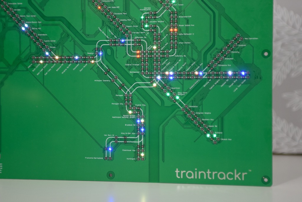 Washington Metro - Traintrackr - Live LED Maps