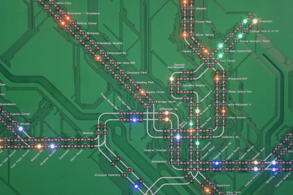Washington Metro - Traintrackr - Live LED Maps